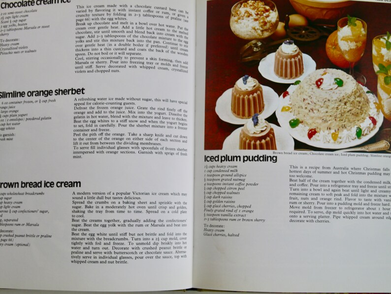 The Desserts Cookbook Elizabeth Pomeroy Vintage Cookbook 1978 - Etsy