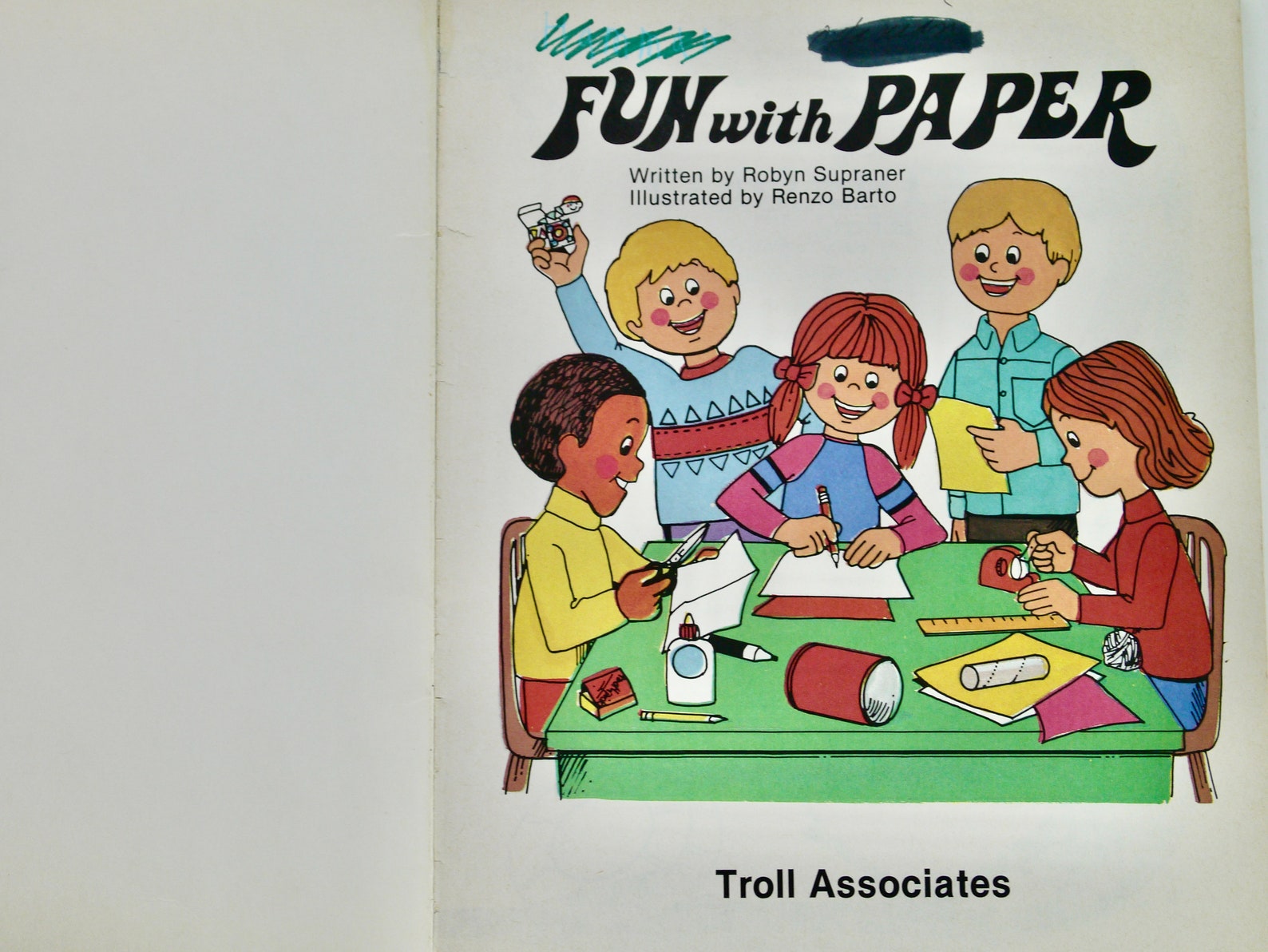 Fun With Paper Robyn Supraner Renzo Barto 1981 vintage arts | Etsy