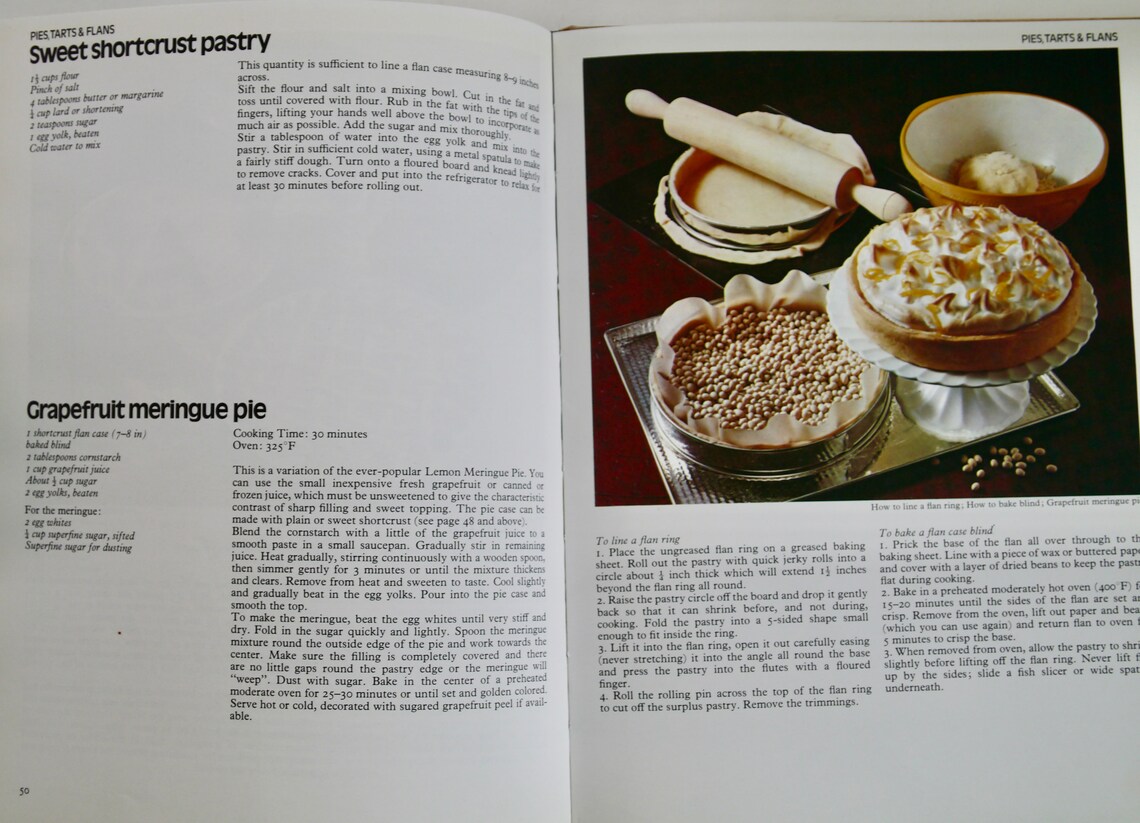 The Desserts Cookbook Elizabeth Pomeroy Vintage Cookbook 1978 | Etsy