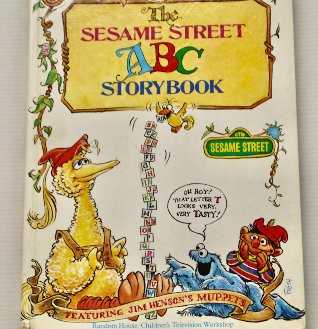 The Sesame Street ABC Storybook Featuring Jim Henson's Muppets Vintage ...