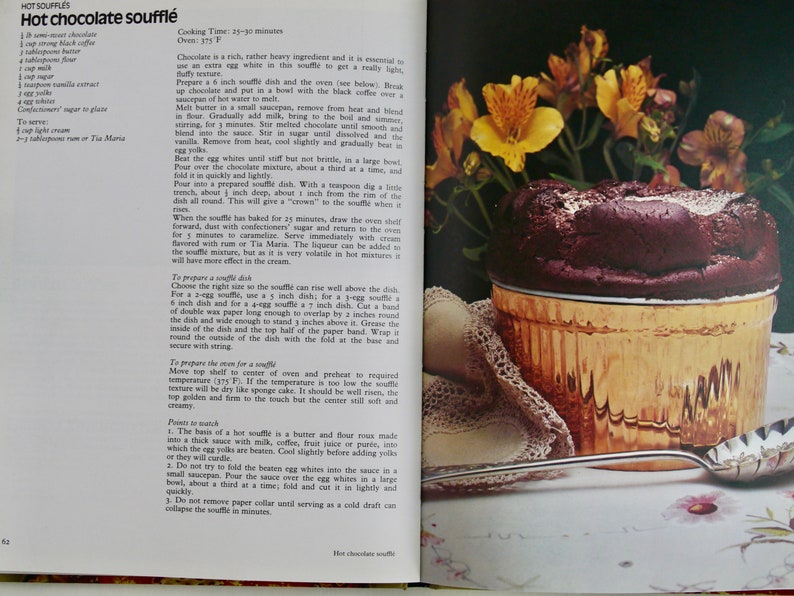 The Desserts Cookbook Elizabeth Pomeroy Vintage Cookbook 1978 - Etsy