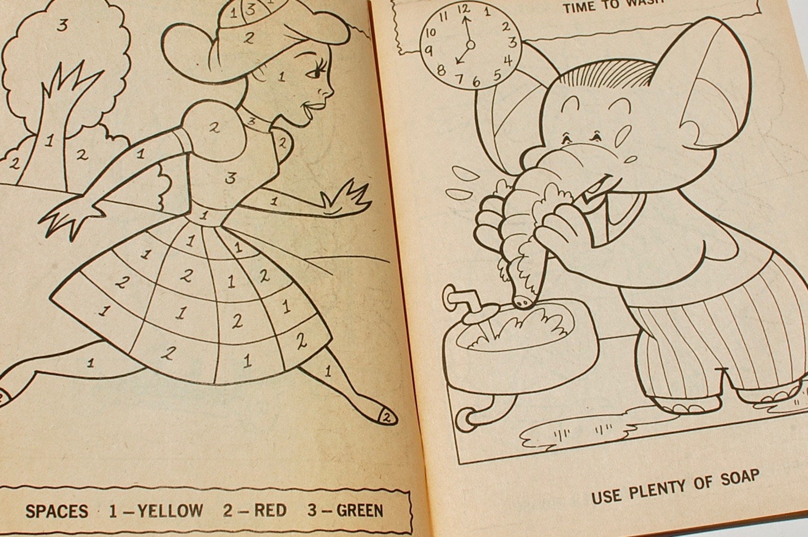 Jolly Coloring Book 1970s Vintage UNUSED Playmore Coloring Book Clowns ...