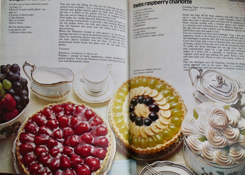 The Desserts Cookbook Elizabeth Pomeroy Vintage Cookbook 1978 - Etsy