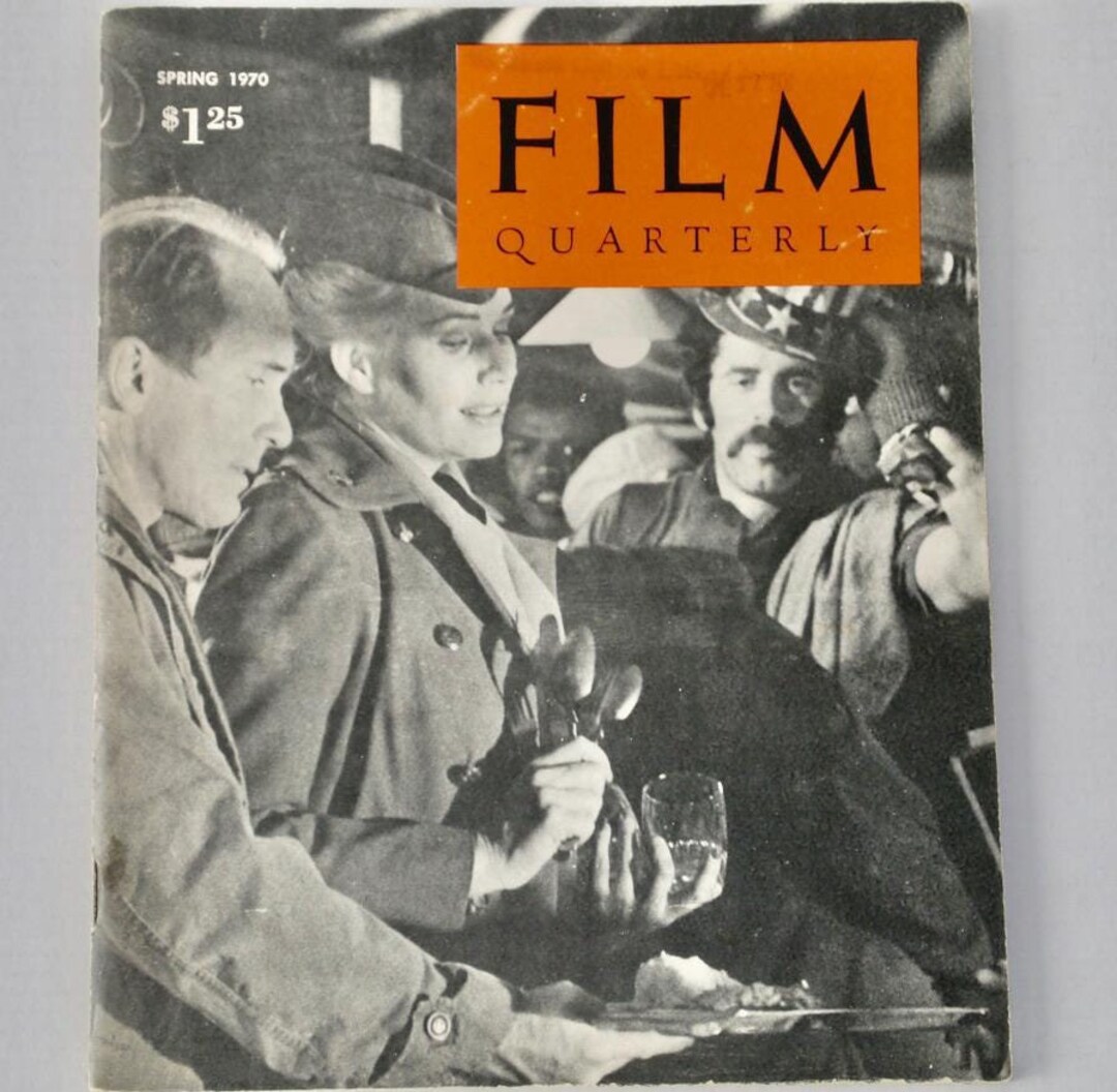 Film Quarterly Spring 1970 Issue Vintage Midcentury Movie Cinema ...