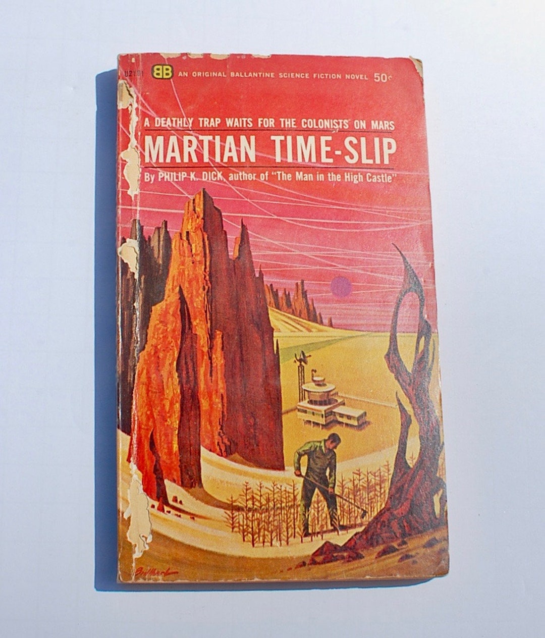Martian Time Slip Philip K. Dick 1964 First Edition Ballantine Science ...