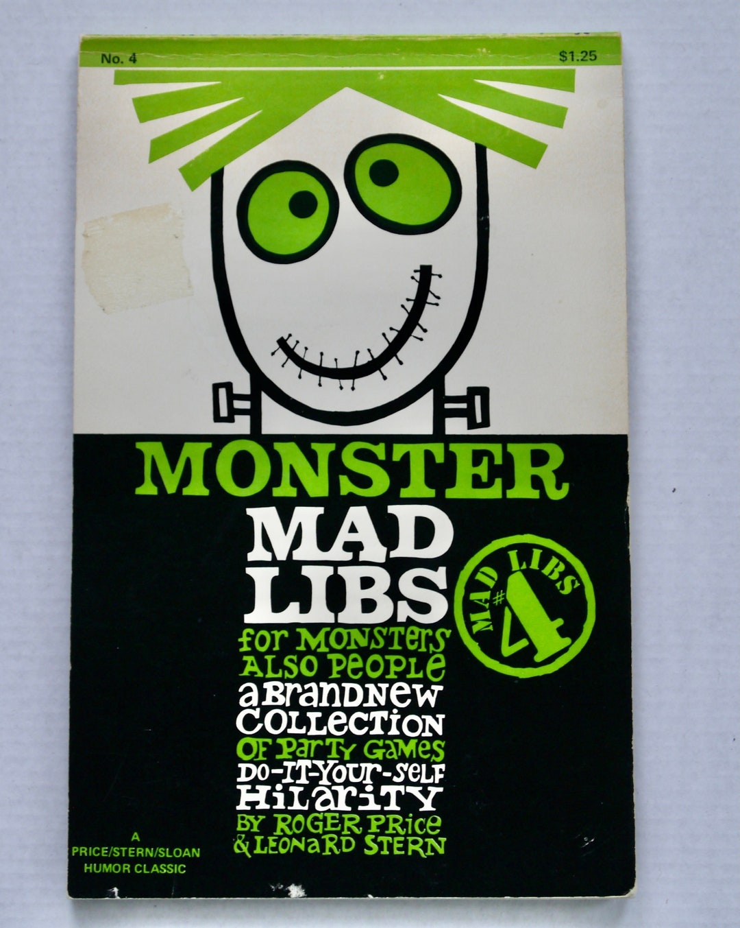 Monster Mad Libs #4 1964 Roger Price Leonard Stern Vintage Midcentury ...
