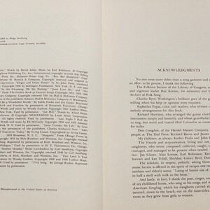 Sweet Music Helga Sandburg A Book of Family Reminiscence and Song 1963 ...