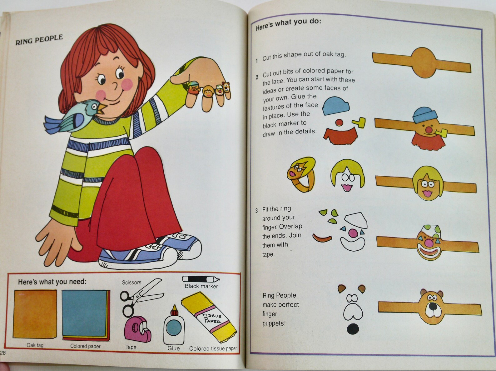 Fun With Paper Robyn Supraner Renzo Barto 1981 vintage arts | Etsy