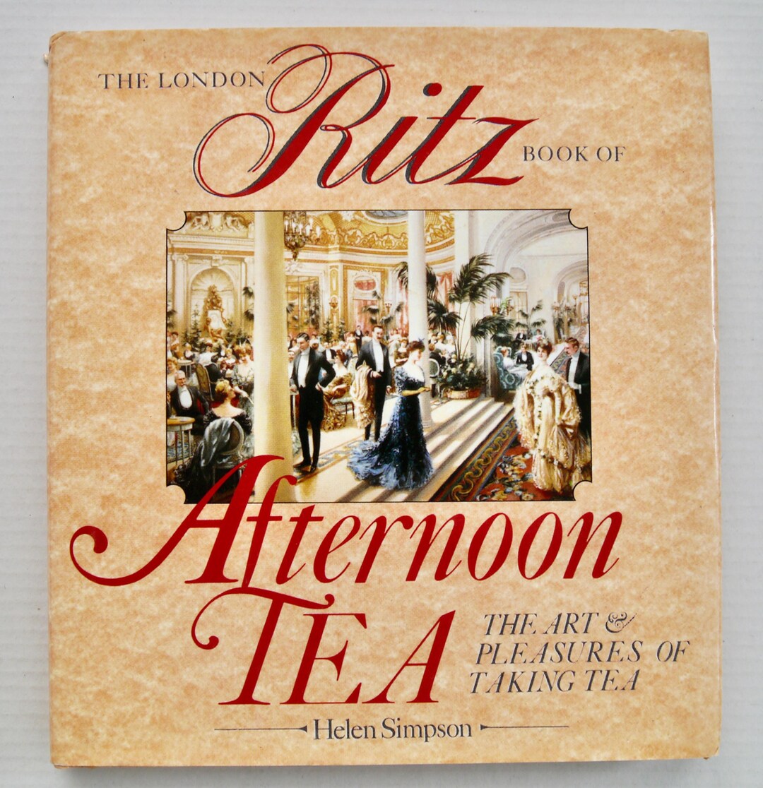 Vintage London Ritz Afternoon Tea Cookbook, Helen Simpson, 1986 - Etsy