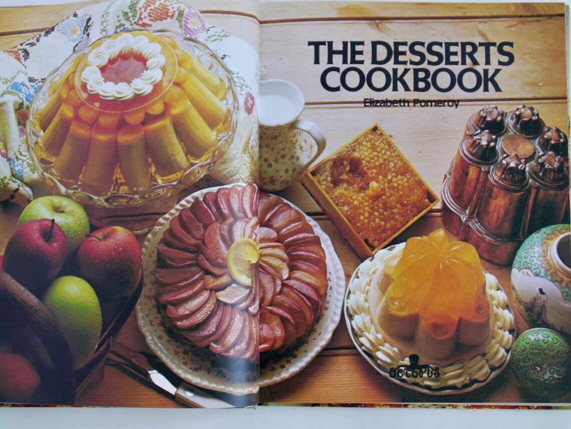 The Desserts Cookbook Elizabeth Pomeroy Vintage Cookbook 1978 | Etsy