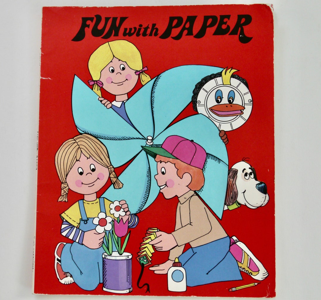 Fun With Paper Robyn Supraner Renzo Barto 1981 Vintage Arts - Etsy