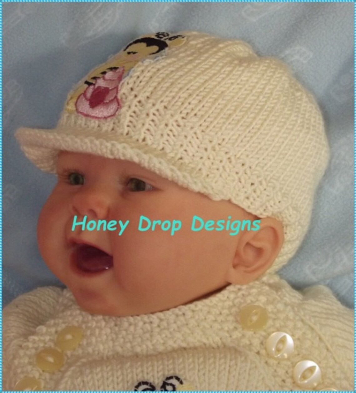 NOA Reborn Baby Knitting Pattern Matinee Set 4 Sizes Prem to 9 Months ...