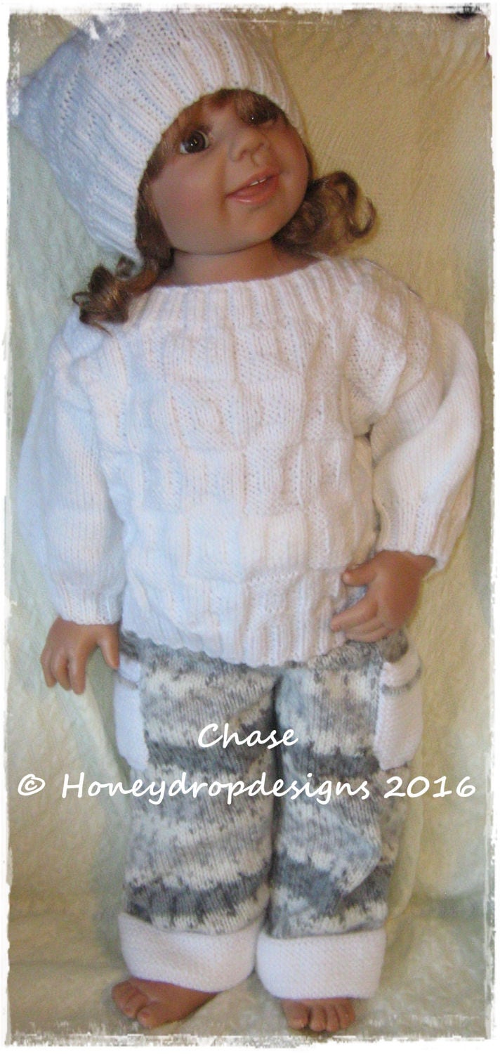 Chase Reborn Baby Knitting Pattern 0-9 Months Approx - Etsy