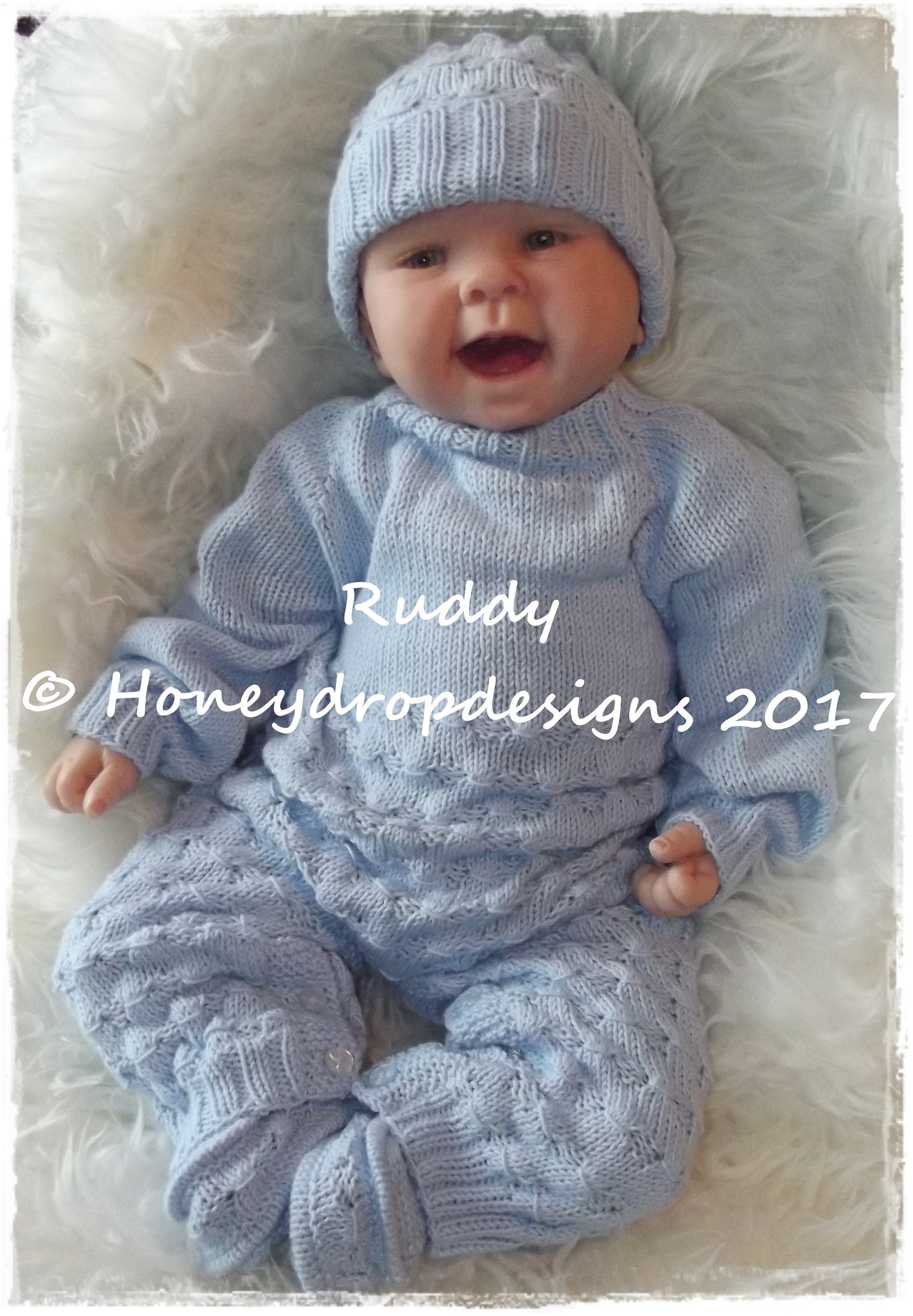 Ruddy Reborn Baby Knitting Pattern 0-6 Months Approx. - Etsy Australia