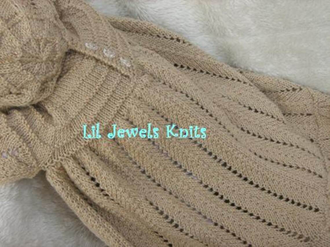 Christening Gown Knitting Pattern - Etsy