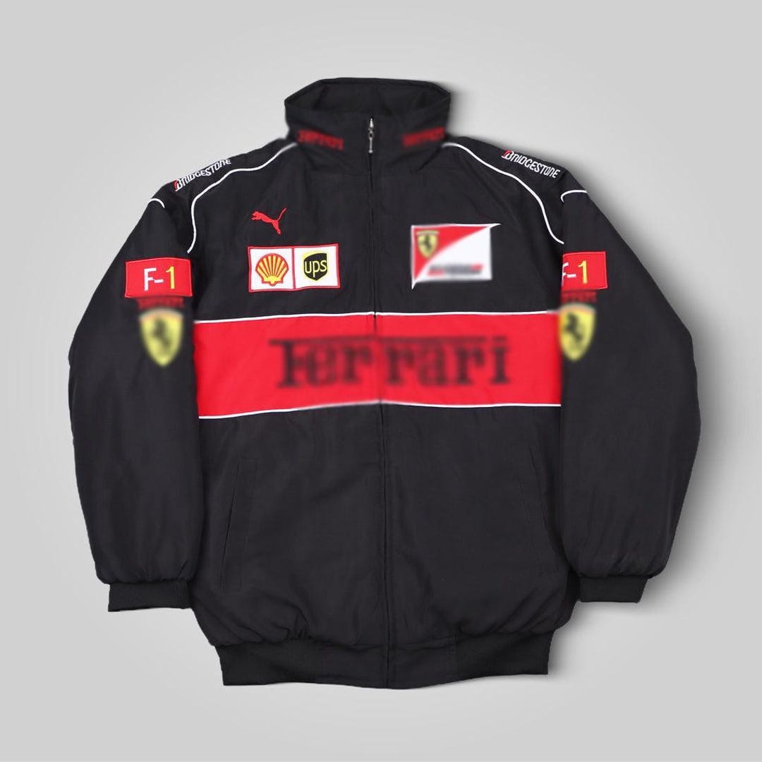 Vintage F1 Racing Jacket All Designs Embroidery Patches Y2k Style ...