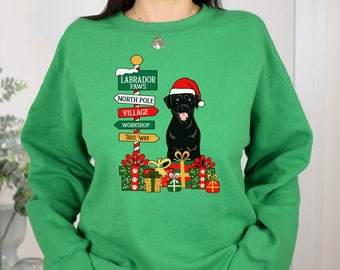 Black Lab Christmas Shirt - Etsy