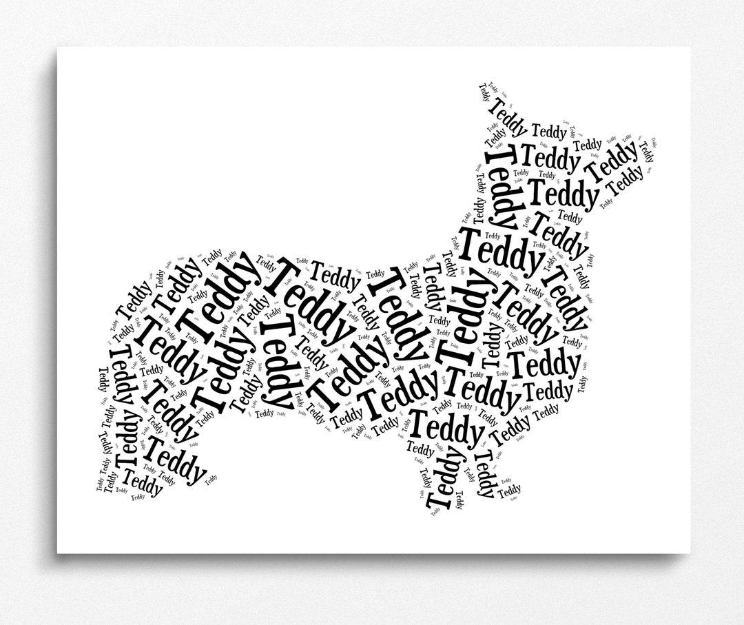 Corgi Custom Dog Portrait Personalized Corgi Gifts Dog Art - Etsy