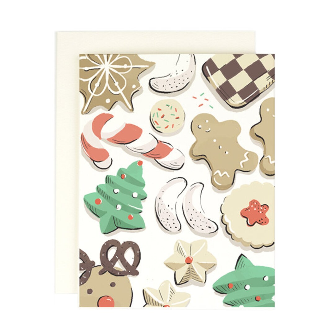 Christmas Cookies - Holiday Card - Etsy