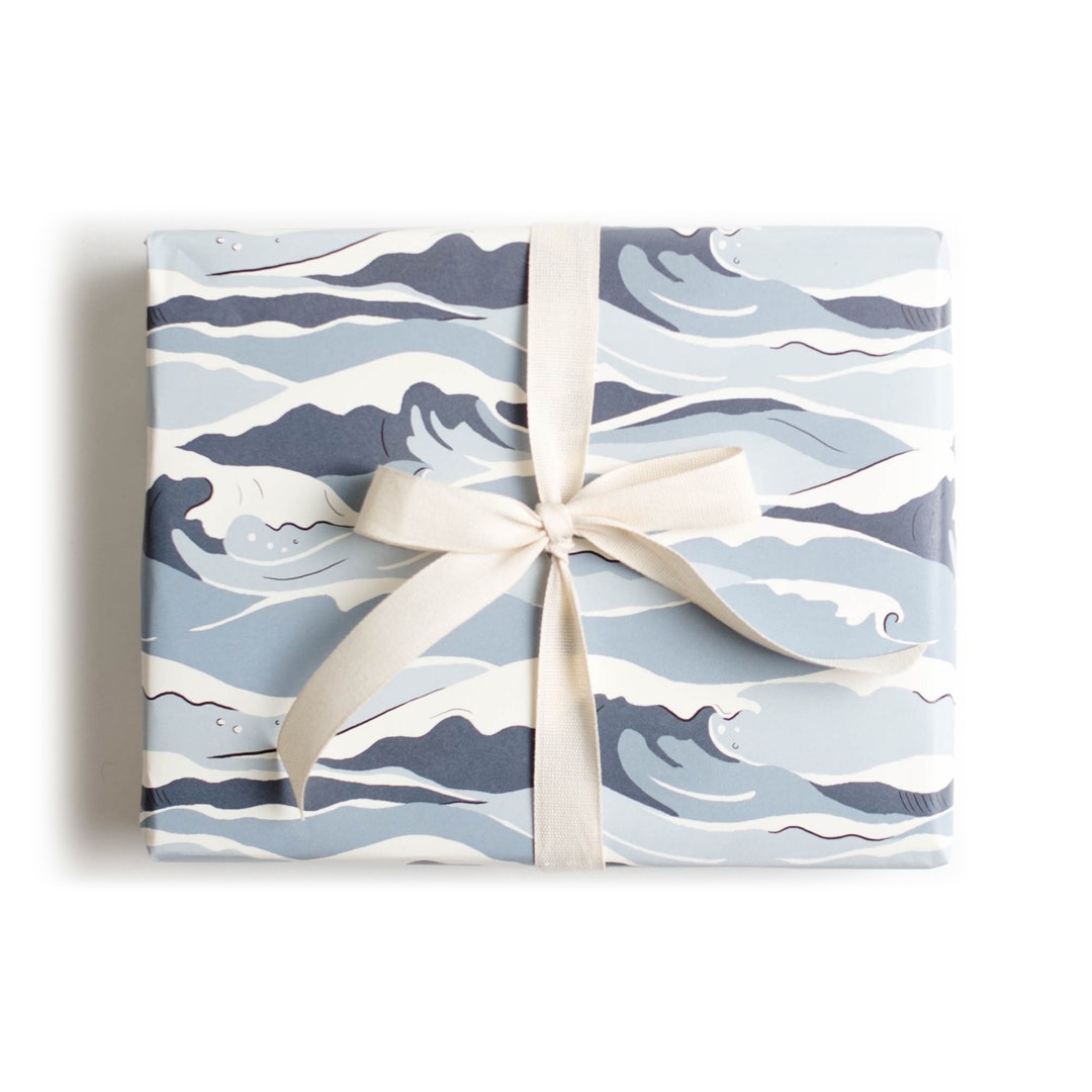 Wave Gift Wrap - Etsy