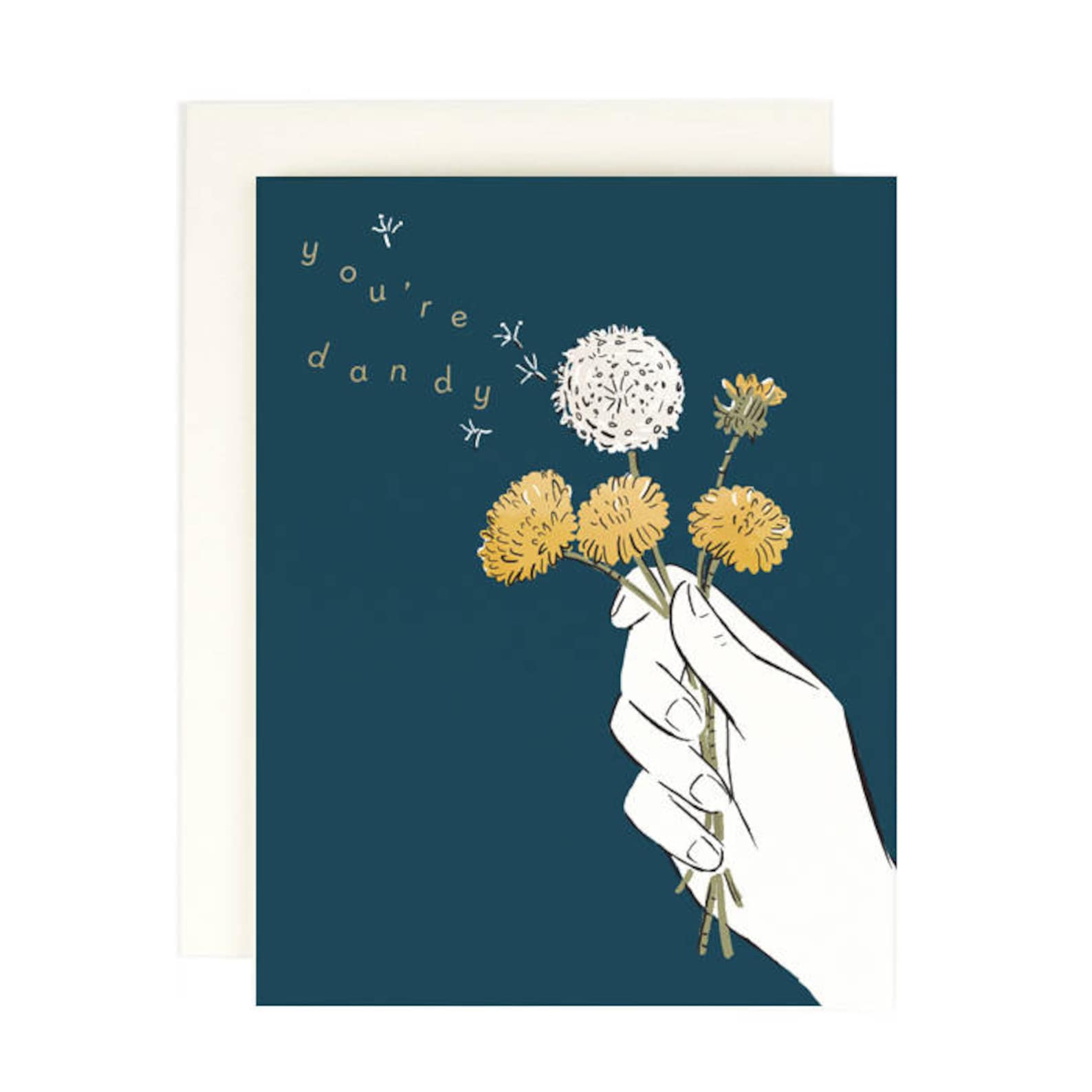 You're Dandy Greeting Card With Gold Foil - Etsy