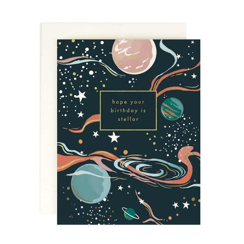 Universe Greeting Card - Etsy