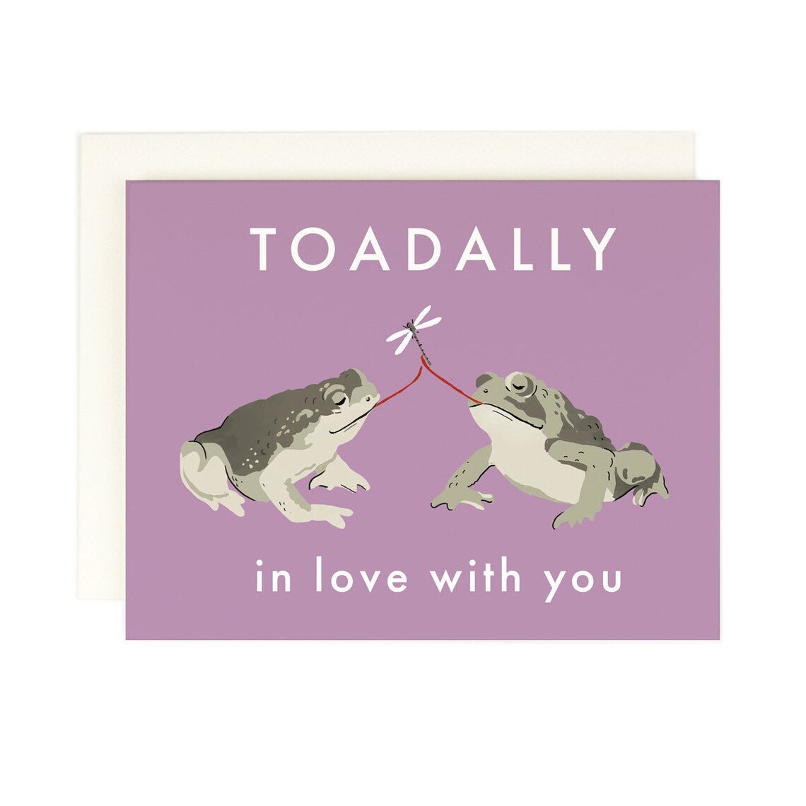 Toadally in Love With You Greeting Card | Etsy