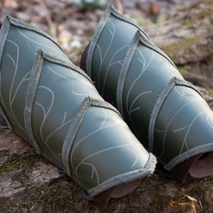 Elven Leather Bracers, Armor Fantasy LARP Festival, Pair - High Elven ...
