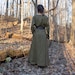 Viking Linen Dress Serk Medieval Long Sleeve /P/ LB - Etsy