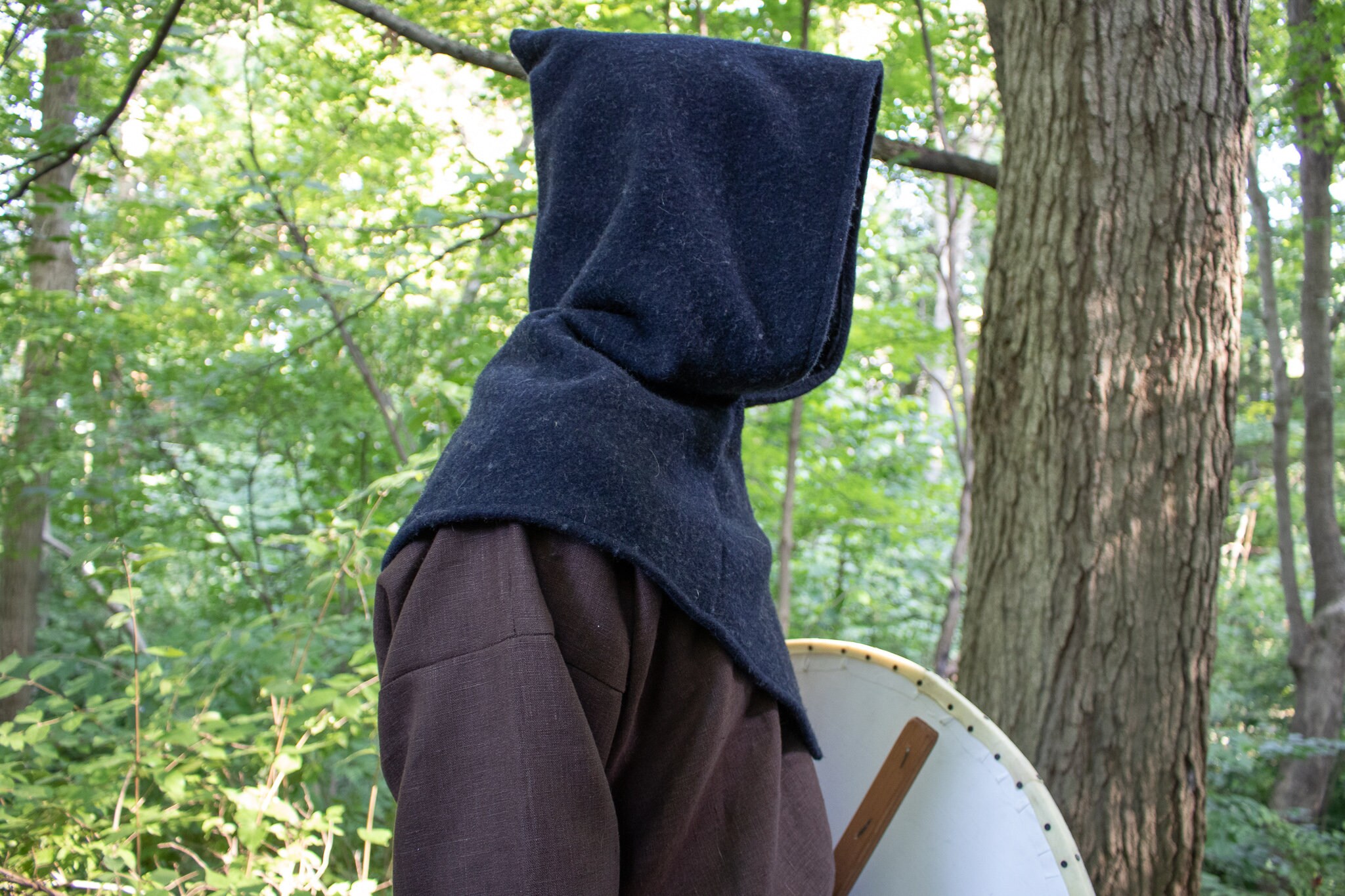 Viking Hood Wool, Skjoldehamn Medieval Garb - Several Colors Available ...