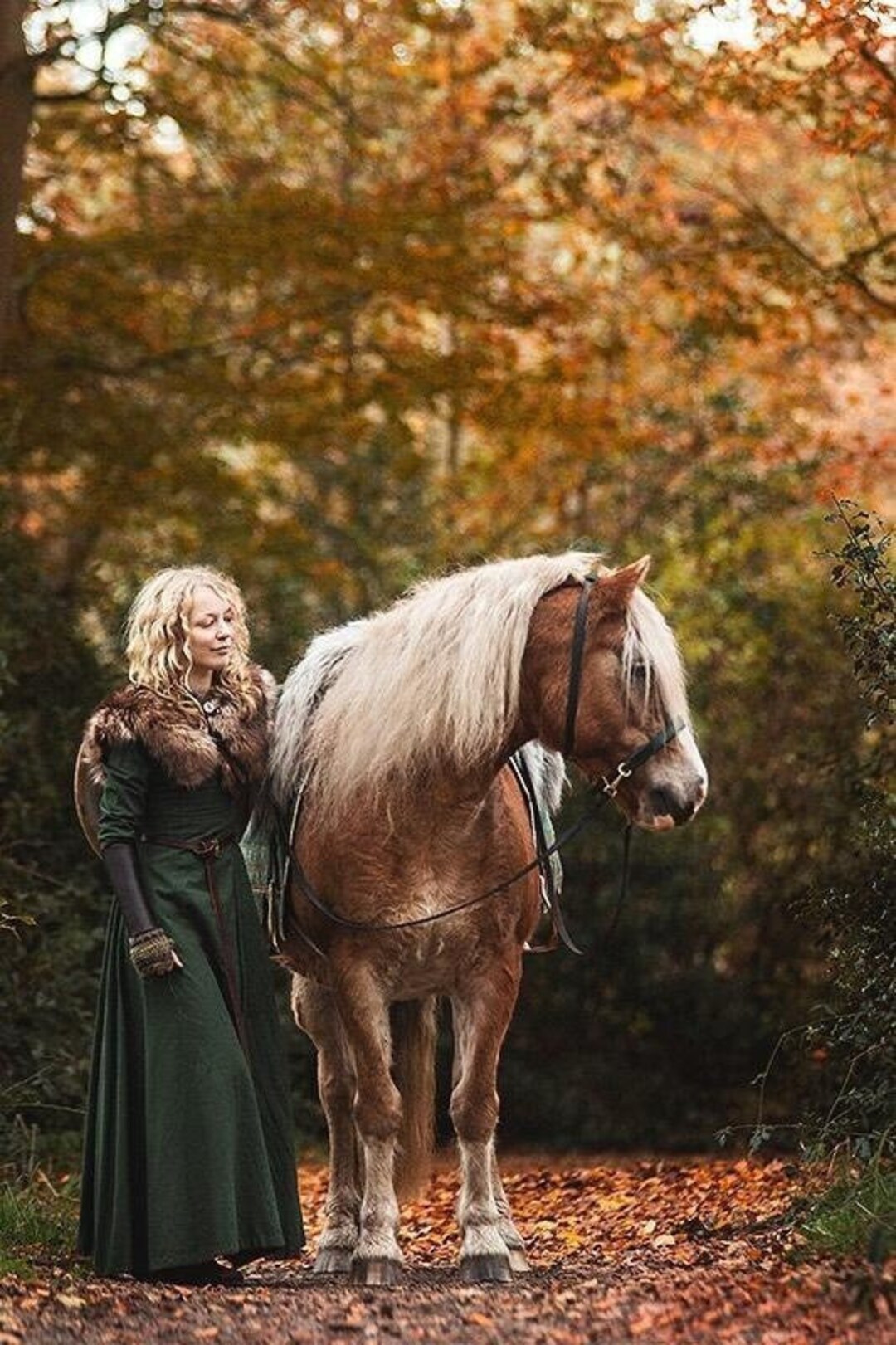 Viking Fur Capelet, Mantle - Medieval, Barbarian, Renaissance - Choose ...