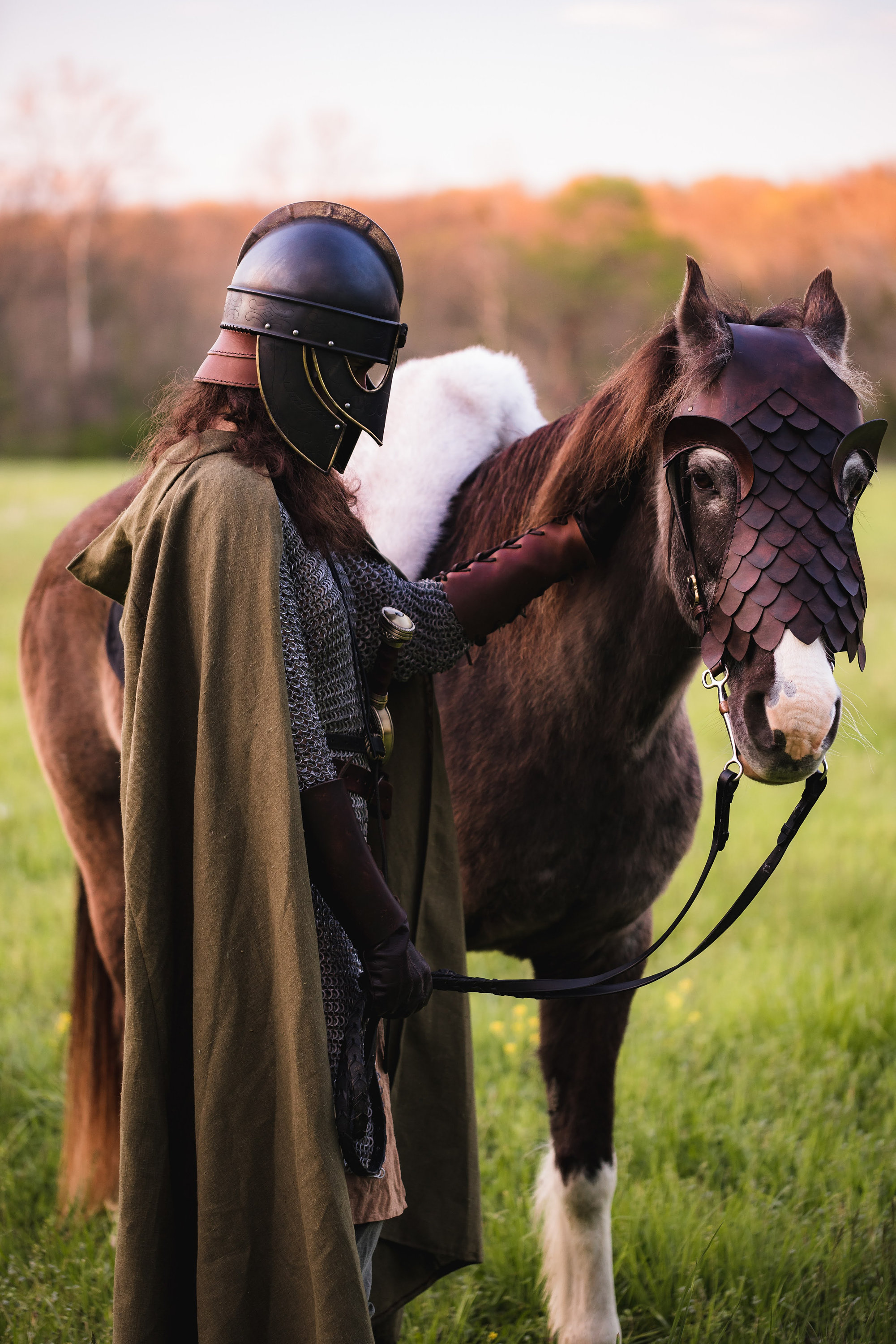 Medieval Hooded Cloak Ranger Linen Choose Your Color /P/ - Etsy UK