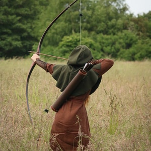 Medieval Archer Costume SET, 6 Pc Women's Archery Outfit - (D) - Etsy
