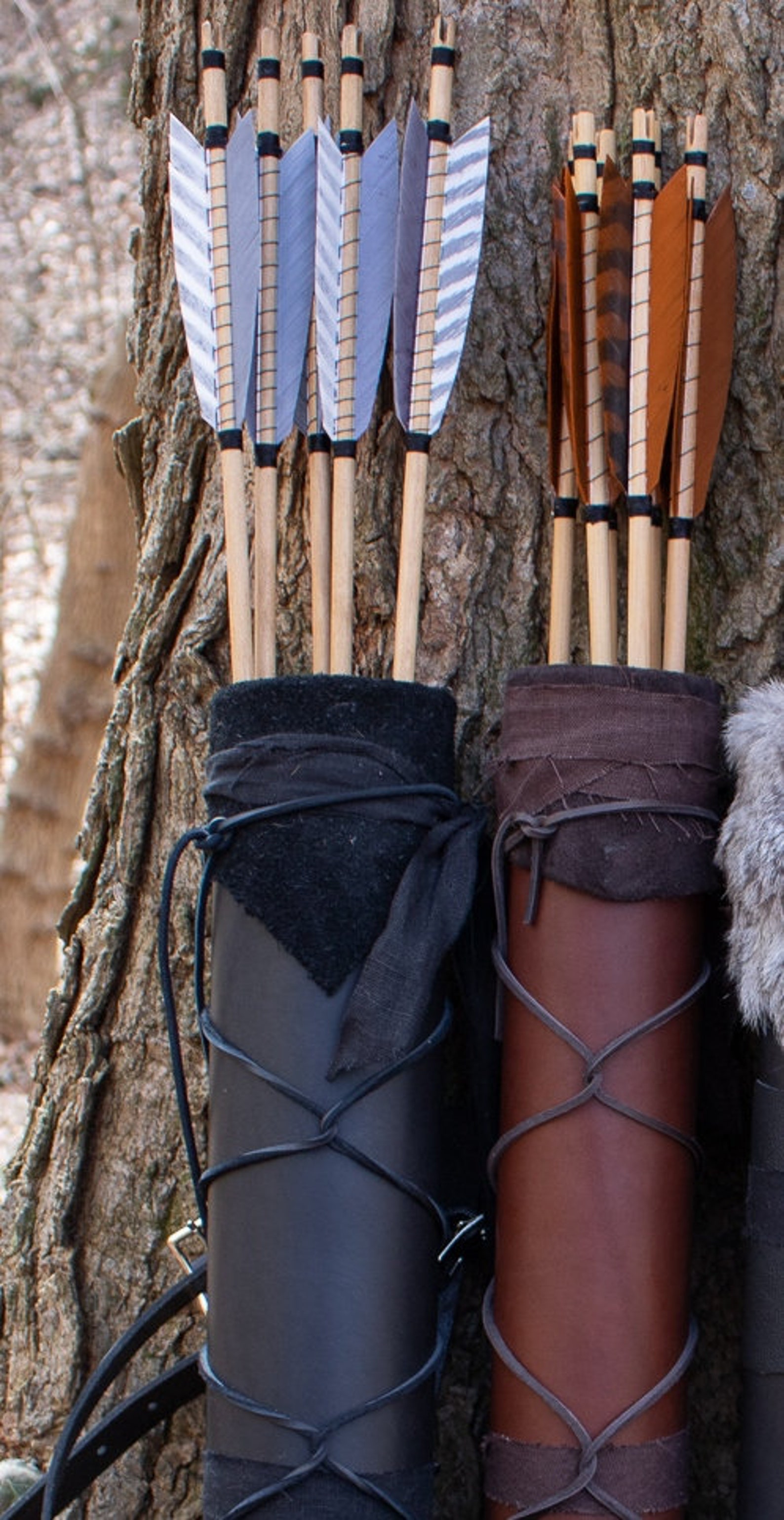 LARP Quiver Archery Leather Quiver Medieval Viking Style 3 - Etsy