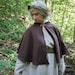 Hooded Linen Capelet Celtic Renaissance Medieval Woodland - Etsy