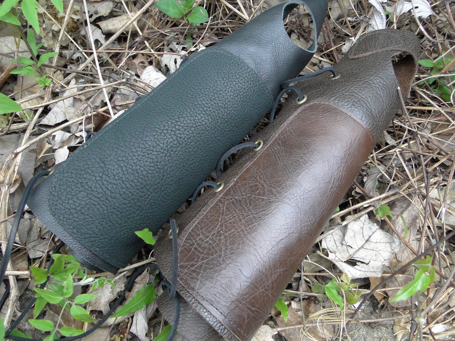 Leather Archery Arm Guard, Medieval Renaissance Glove - Woodland Archer ...