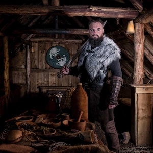 Viking Fur Capelet, Mantle - Medieval, Barbarian, Renaissance - Choose ...