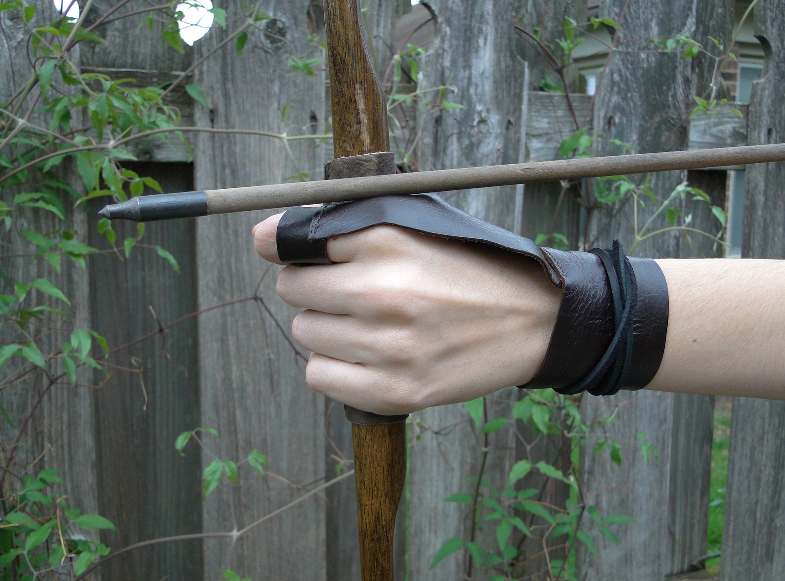 Archery Bow Glove, Shooting off Hand Glove - Renaissance Medieval ...