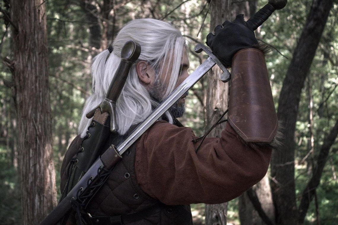 Back Sword Scabbard Double Sword Strap Leather Harness | Etsy