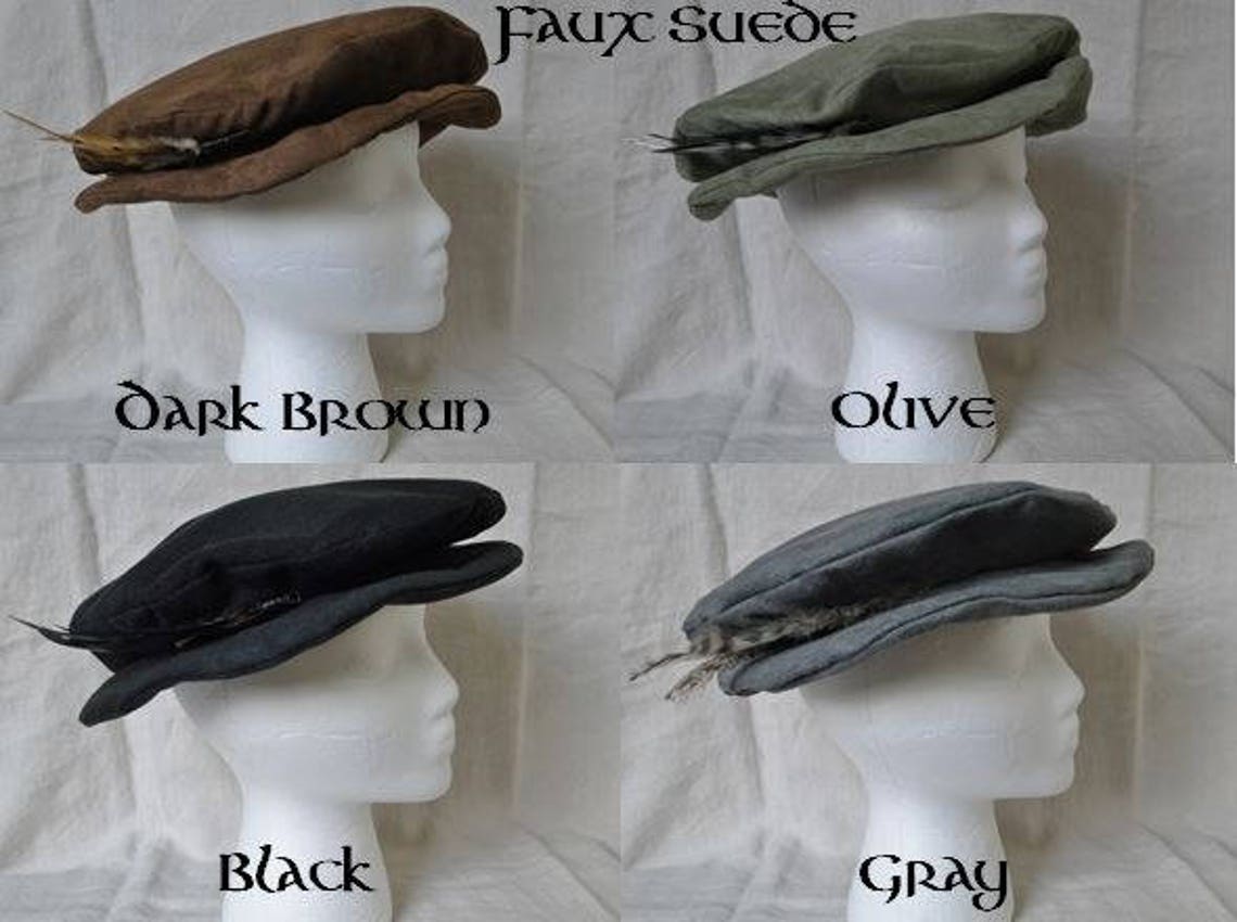 Renaissance Hats Medieval Mens or Womens Lots of Color & | Etsy