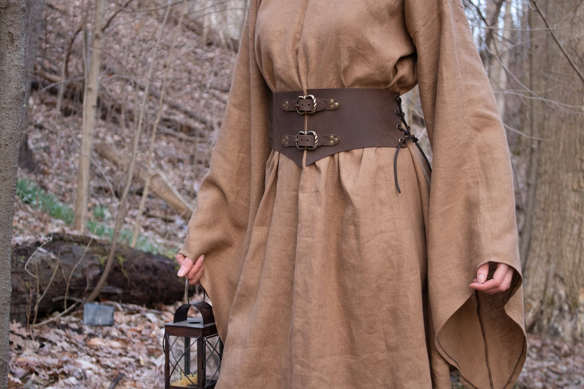 Renaissance Women's Waist Belt Leather W/ Buckles /F/ - Etsy UK