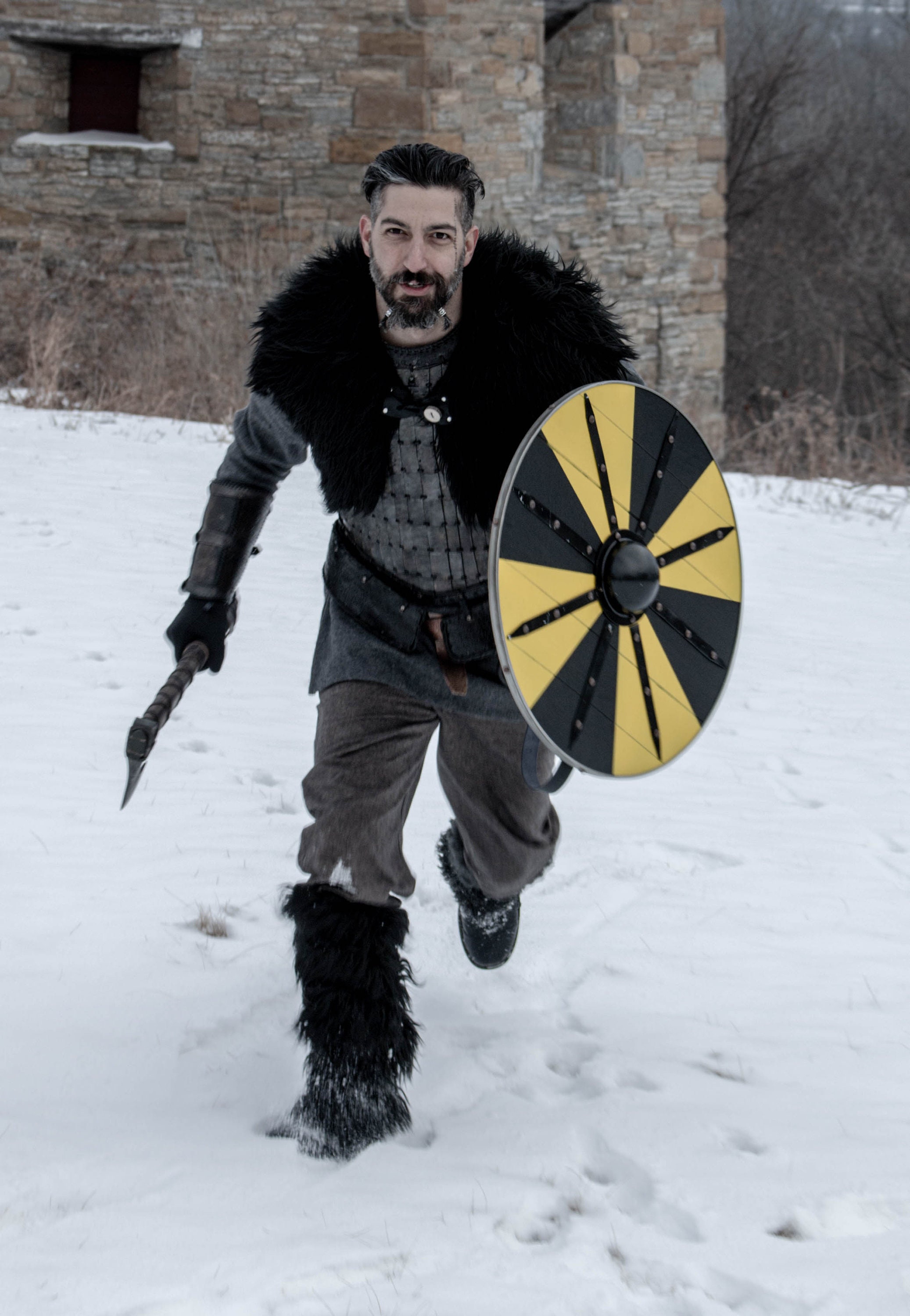 Viking Fur Leggings / Boot Covers Leg Warmers Pair | Etsy