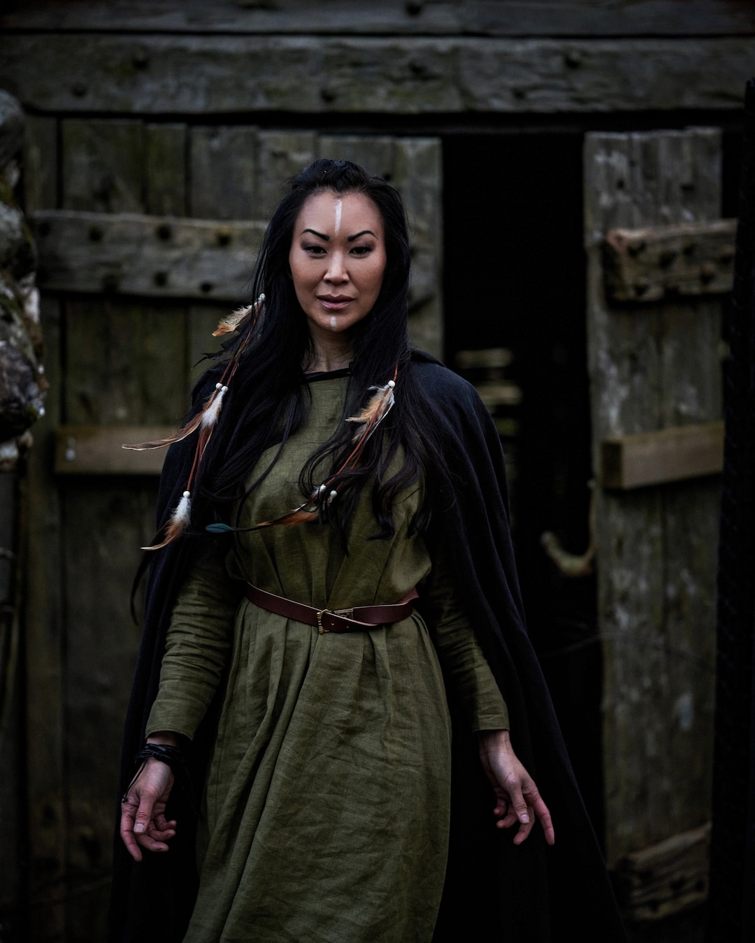 Viking Linen Dress, Serk, Medieval, Long Sleeve /P/ (LB) - Etsy