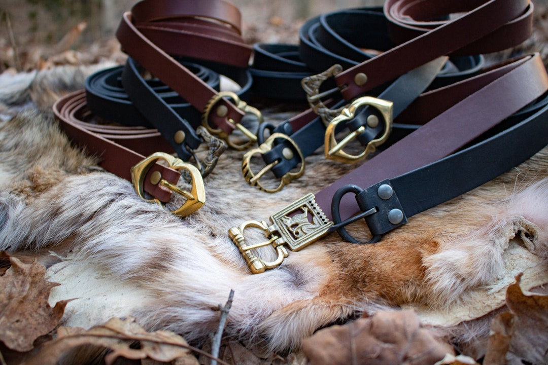Elven Leather Belts, Celtic, Medieval, Viking, LARP, Custom Made - /F ...