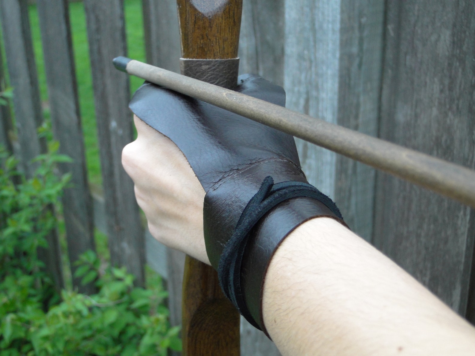 Archery Bow Glove, Shooting off Hand Glove - Renaissance Medieval ...