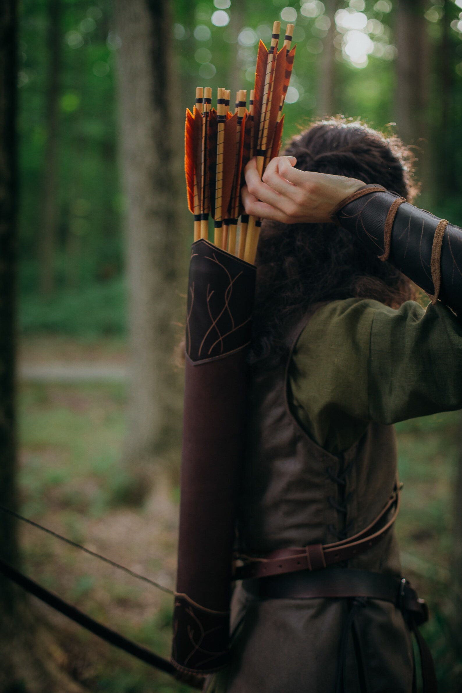 Archery Quiver Elven Medieval Wood Elves LARP Cosplay - Etsy