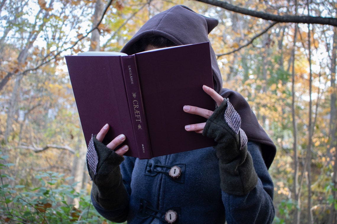 Elven Hood Cozy Fantasy Pixie Scarf Winter Faerie Wear | Etsy