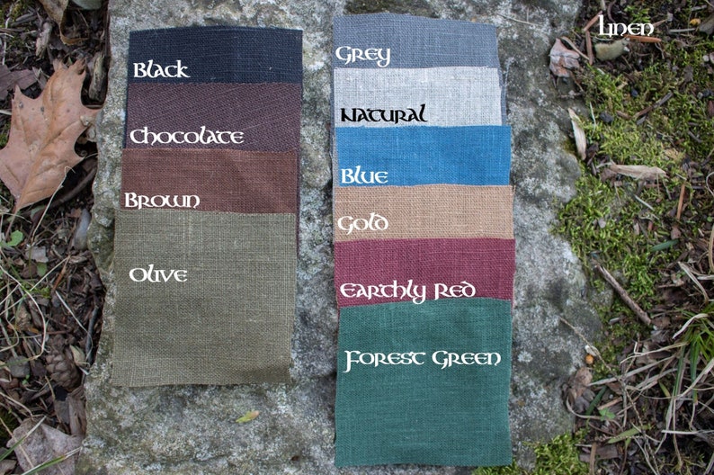 Medieval Hooded Cloak Ranger Linen Choose Your Color /P/ - Etsy