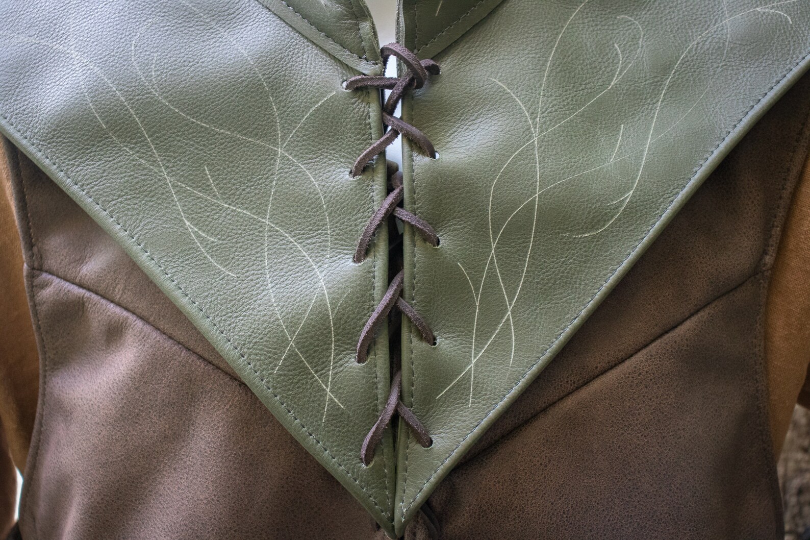 Elven Leather Collar Medieval Fantasy Clothing /P/ AB - Etsy