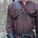 Leather Back Sword Strap, Harness Scabbard Holder - Medieval LARP ...